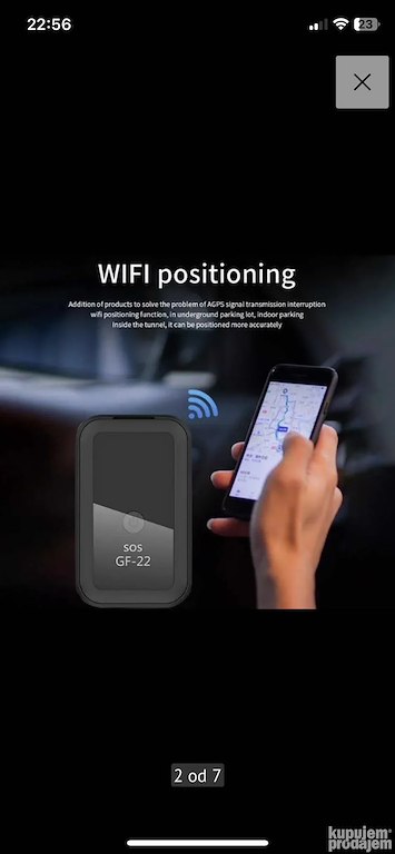 GPS tracker GF22 mini prisluskivac lokator za pracenje