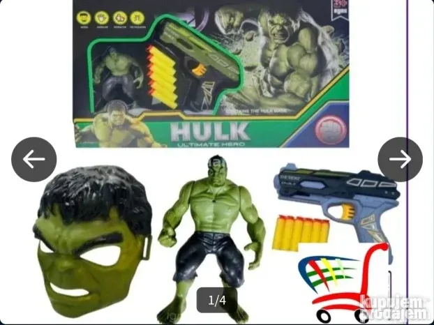 HULK set Veliki set za igru HULK