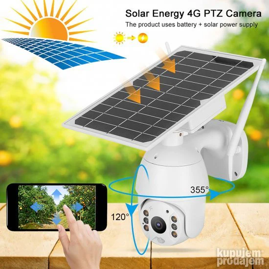 Inteligentna solarna Kamera sa upozorenjem