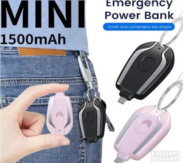Iphone dzepni punjač i privezak za ključ