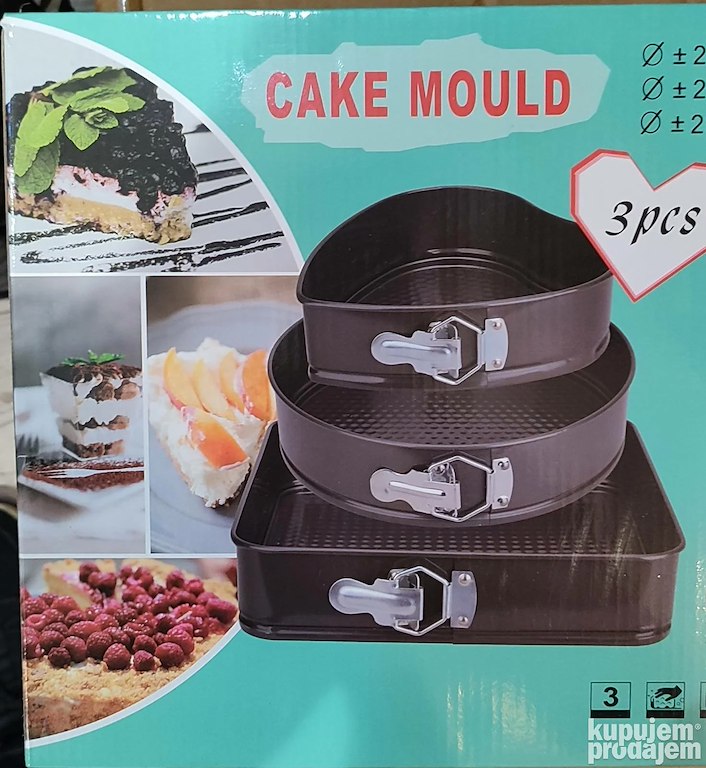 Kalup za torte 3 komada