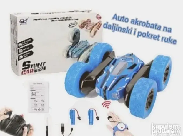 Kaskader auto na pokret ruke ili daljinski