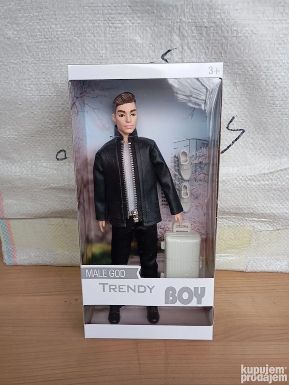 Ken iz Barbie serijala u kožnoj jakni