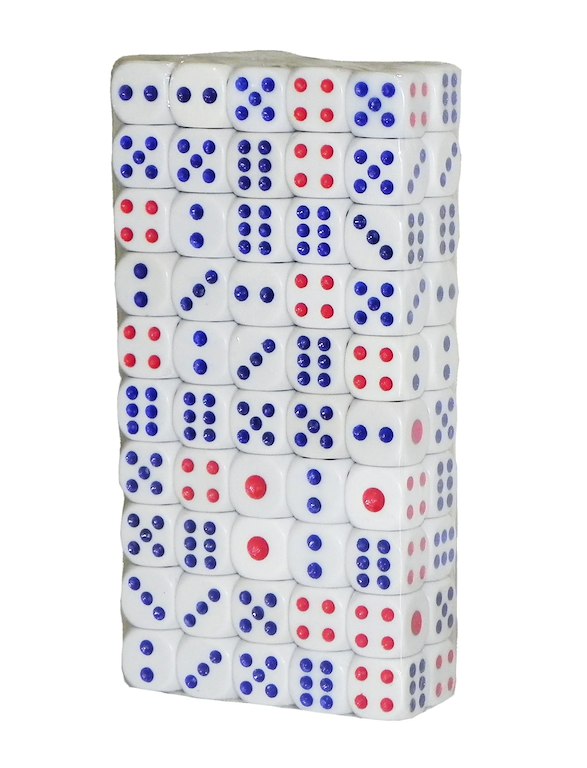 Kockice za igru, 100 kom