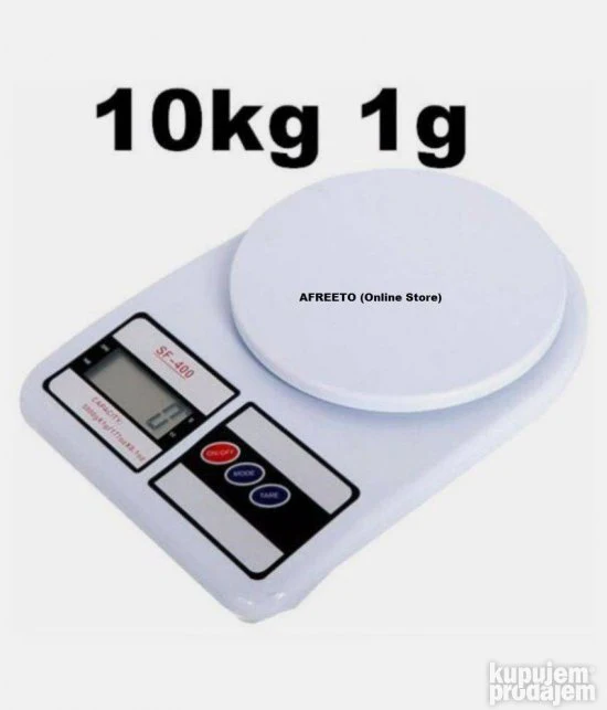 Kuhinjska vaga meri do 10kg Digitalna Vaga