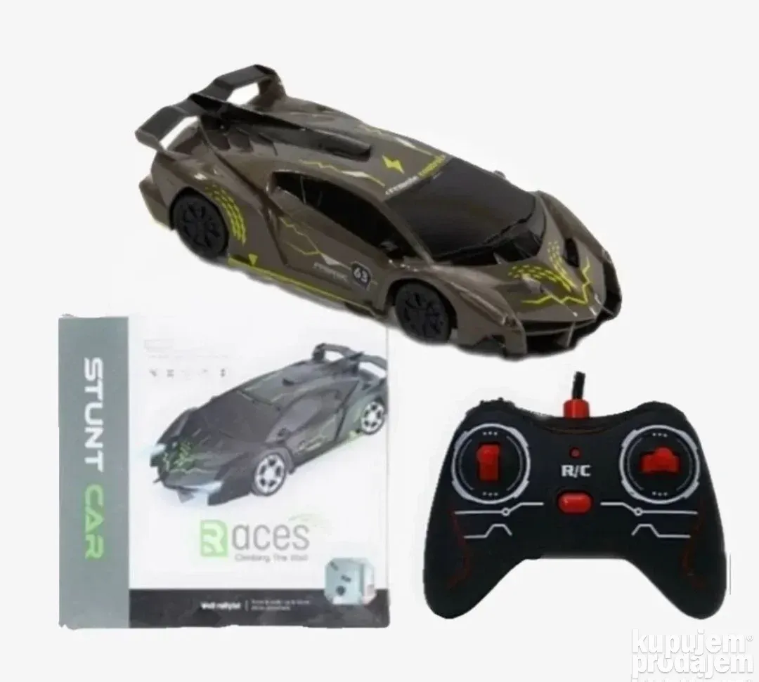 Lamborghini auto koji ide po zidu sa punjivim baterijom