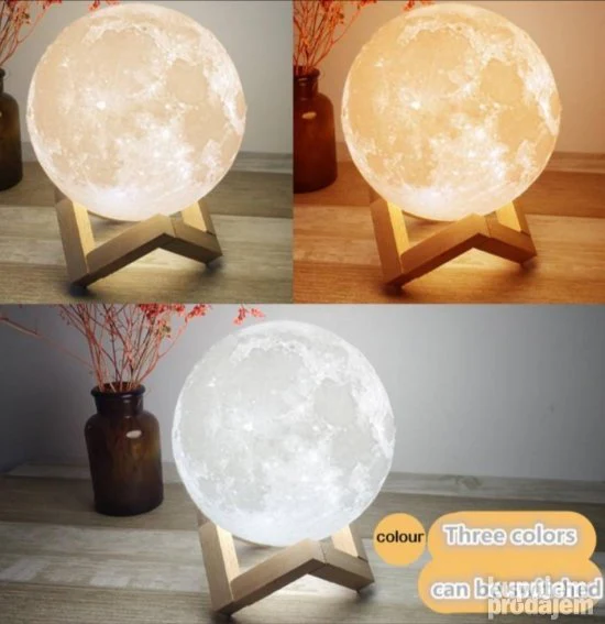 Lampa ovlazivac Moon light Mesec Lampa ovlazivac vazduha