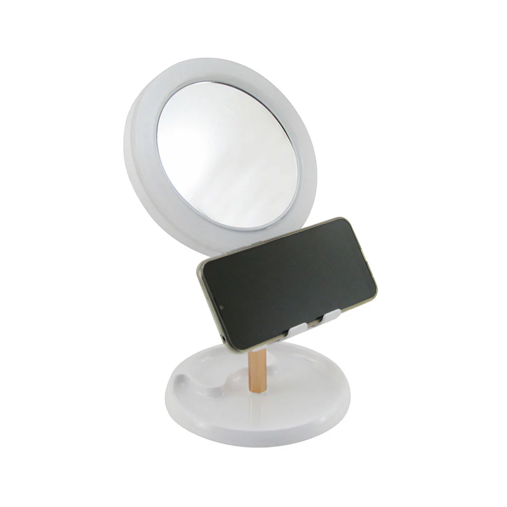 LED ogledalo sa držačem za telefon