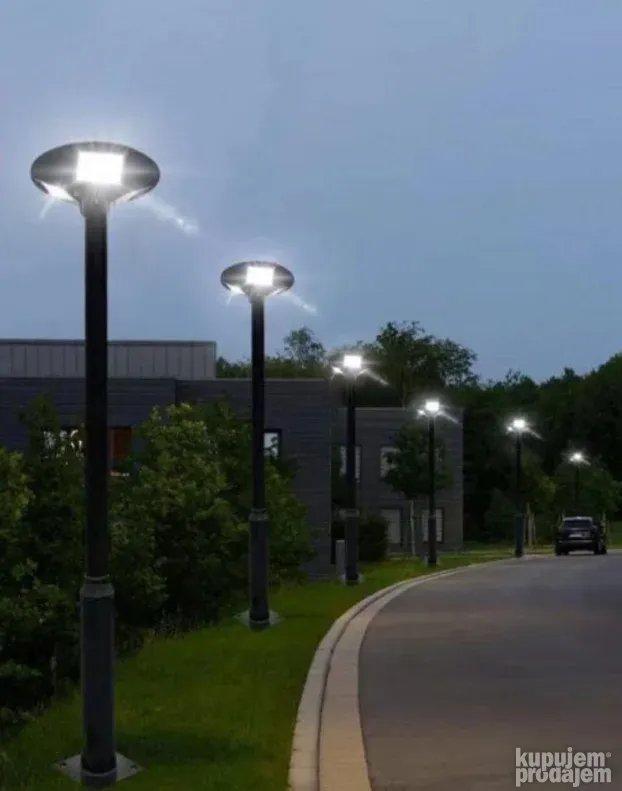 Led solarna bastenska ulicna okrugla lampa 120W