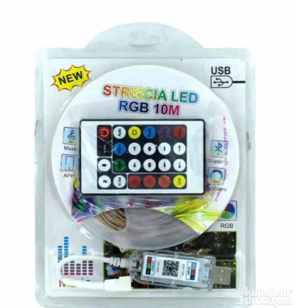 LED traka RGB USB 10m QW