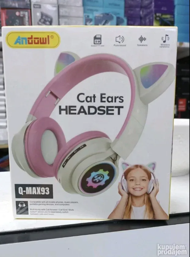 MACIJE USI slusalice Mackaste slušalice Bluetooth slušalice