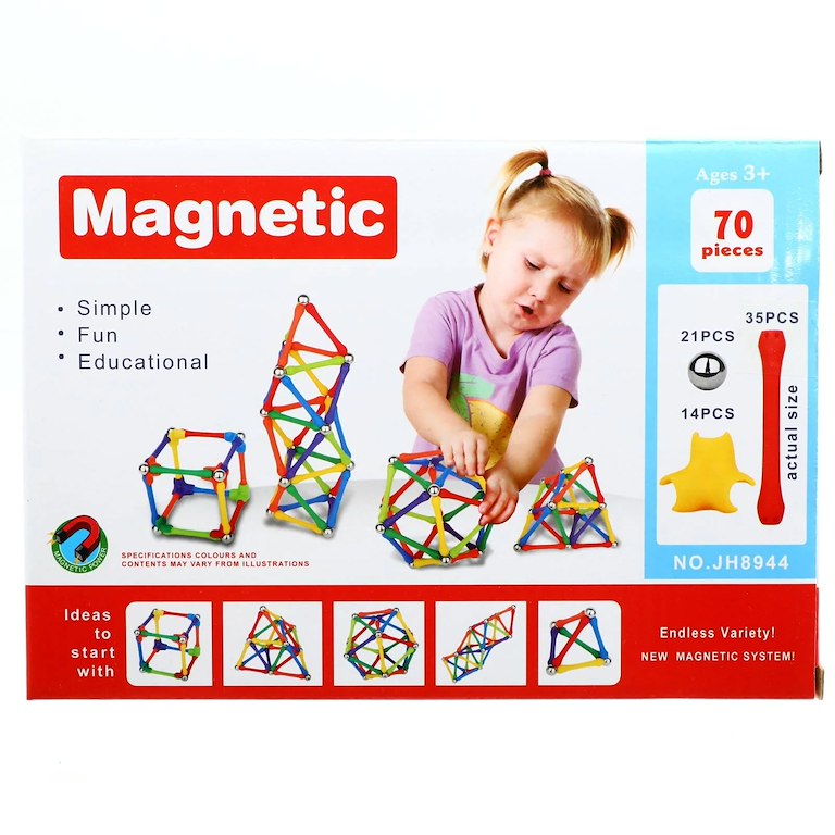Magicni Magneti Od 70delova