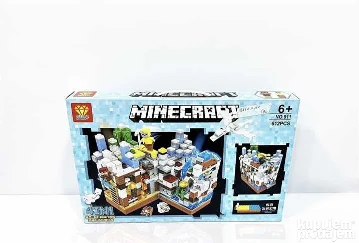 Minecraft kockice 612 delova - Majnkraft 612 pcs