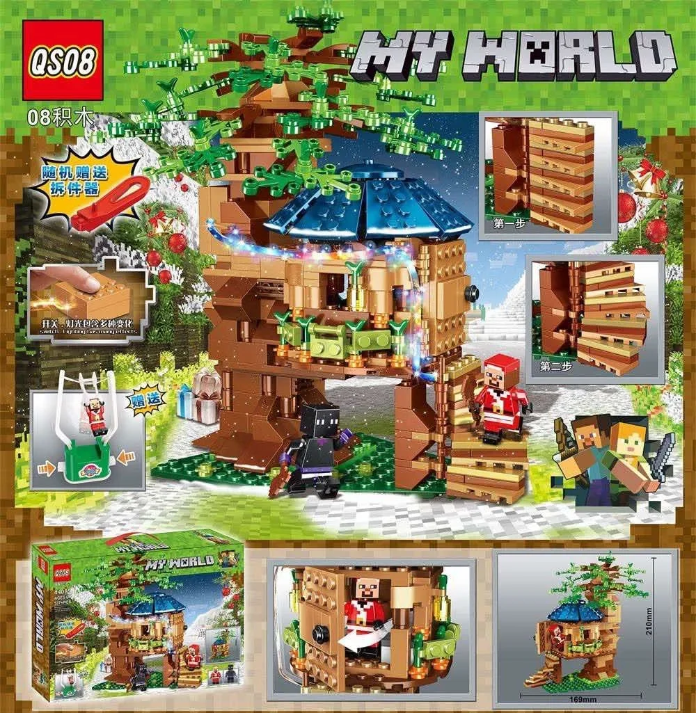 MINECRAFT kockice My world od 537 delova Kockice za decu