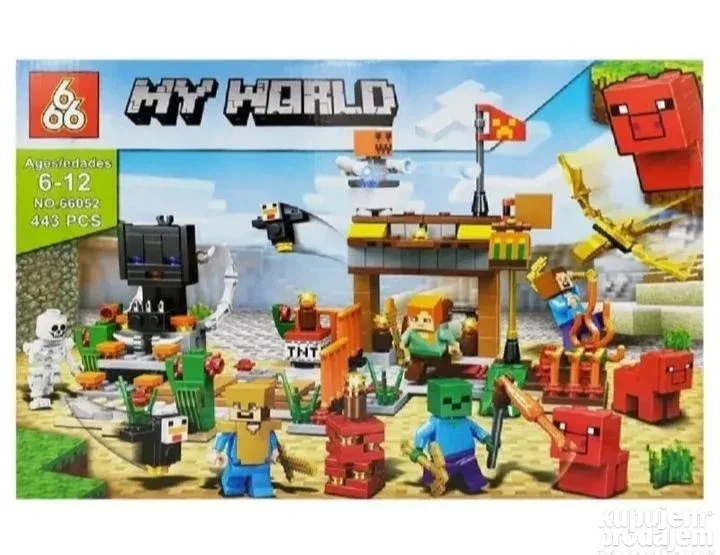 Minecraft osmatačnica lego set 443 delova