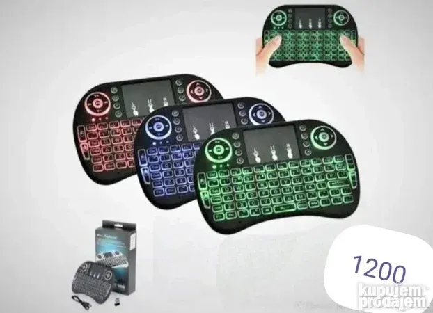 Mini Bežična RGB tastatura - Android Box, PC, TV