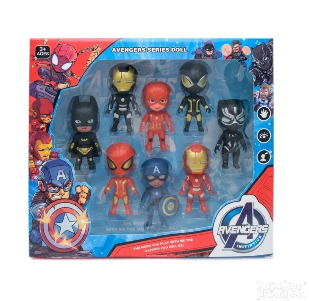 Mini Super heroji 8u1 set