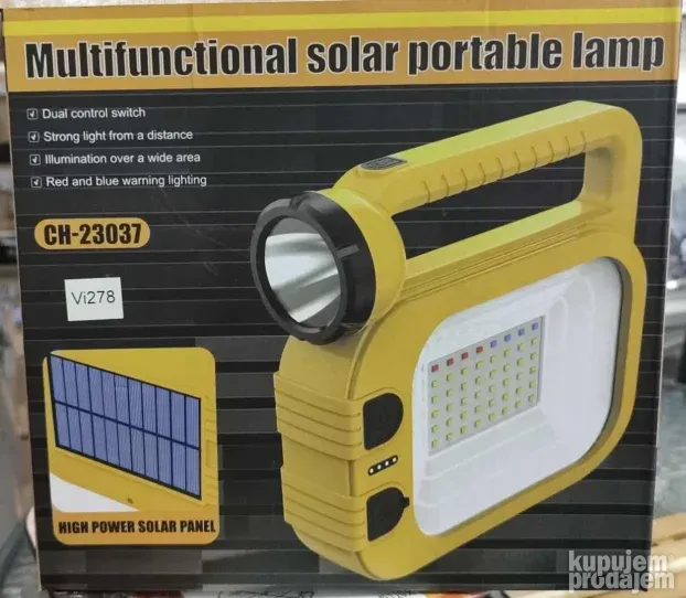 Multifunkcionalna solarna lampa - LAMPA - Solarno napajanje