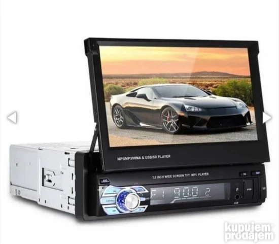 Multimedija 1DIN Mp5 + Screen Mirror 7inch HD