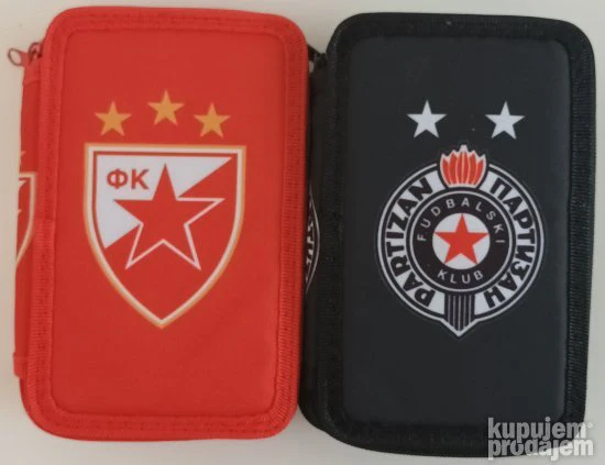 Nova trodelna pernica sa priborom Crvena Zvezda Partizan 34
