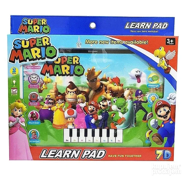 Pametni Mario tablet za učenje i zabavu mališana
