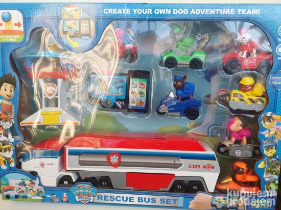 Patrolne Sape rescue set autobus osmatracnica paw patrol