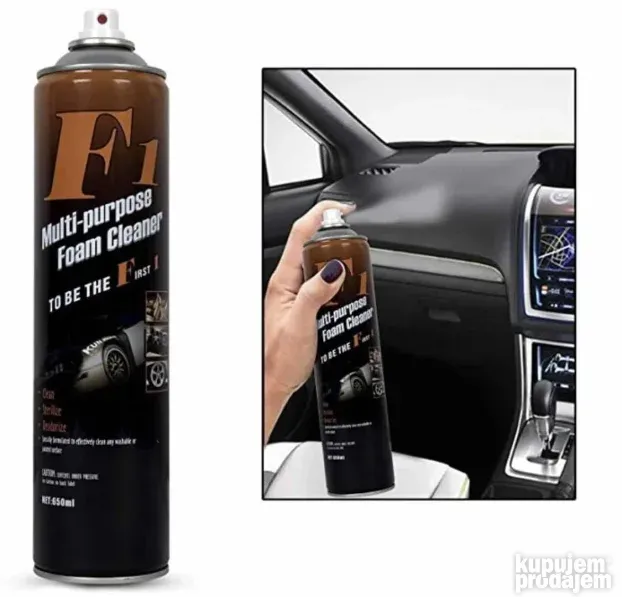 Pena za čišćenje unutrašnosti automobila F1