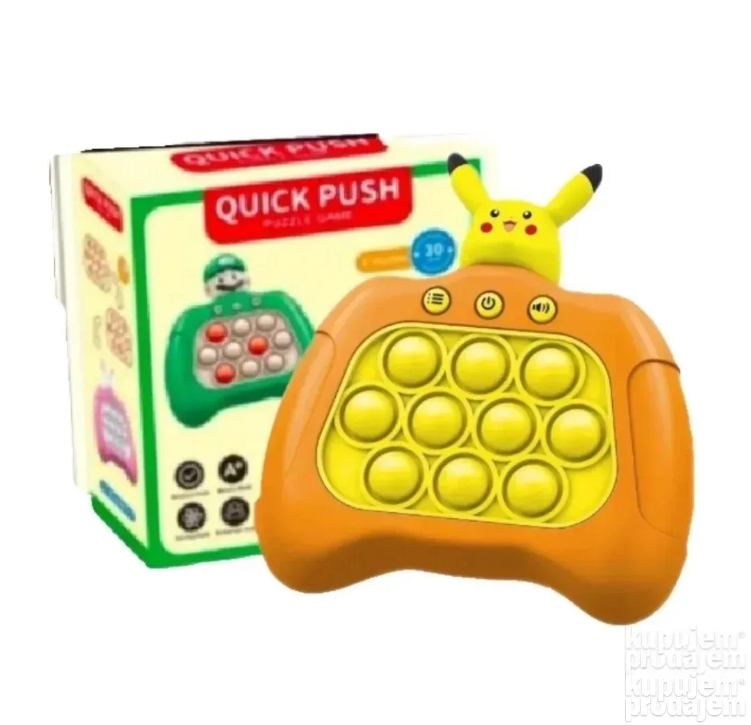 Pikachu Pokemon pop it ulovi krug društvena igra