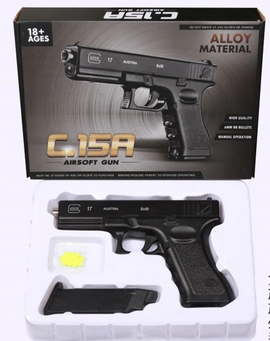 Pistolj za Airsoft C15A Glok Full Metalni