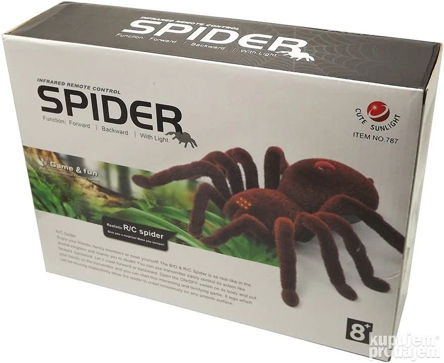 Rc pauk na daljinski tarantula