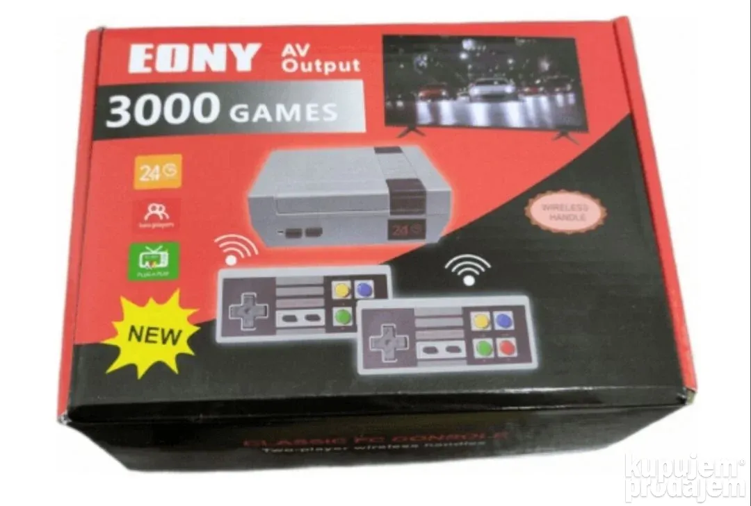 Retro bežična konzola sa 3000 igrica