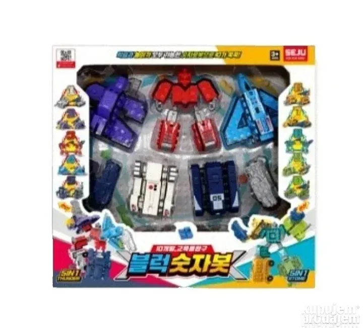 Robot brojevi od o do 4