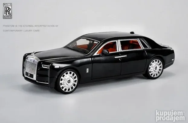 Rolls royce phantom 1:20 crni metalni auto