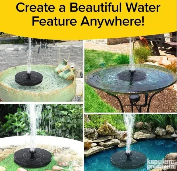 Solarna dvorišna fontana