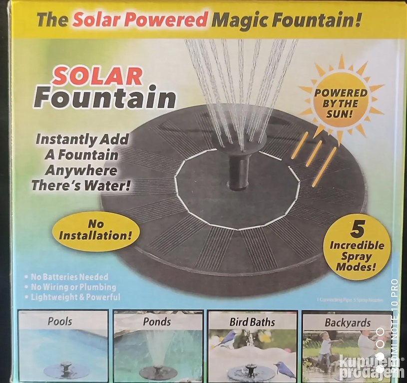 Solarna fontana