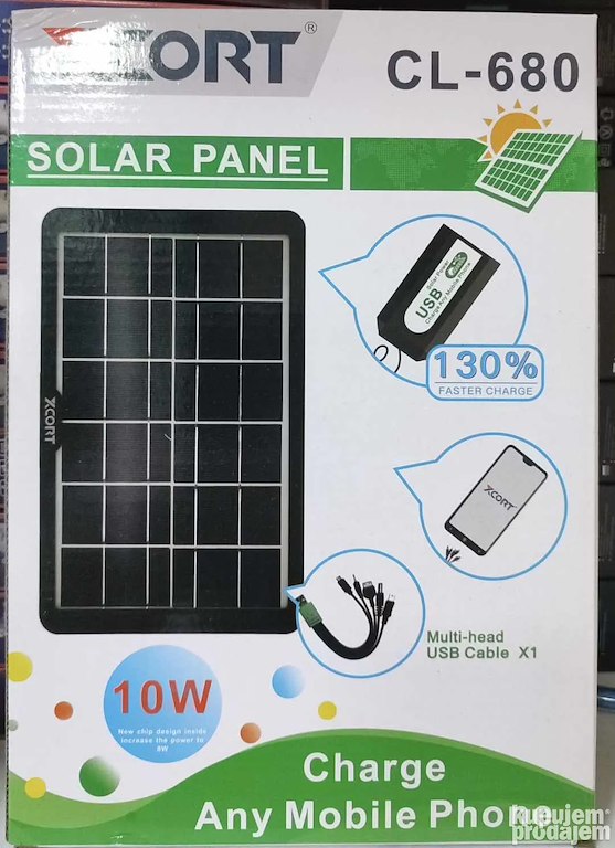 Solarni paneli - Paneli punjači - Solarni punjač 10W-SOLARNI