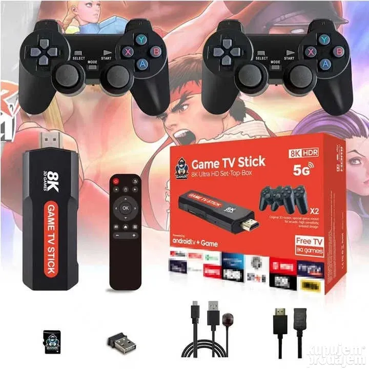 Stick sa 10000 igrica i android tv