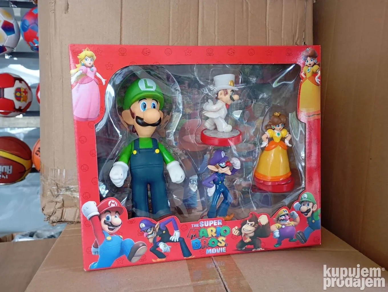 Super mario set Luigi sa 3 figure