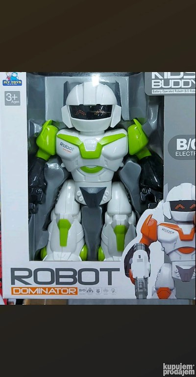 Svetleci zvucni robot