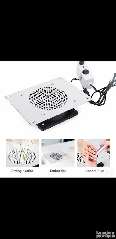 Ugradni aspirator za nokte 60W