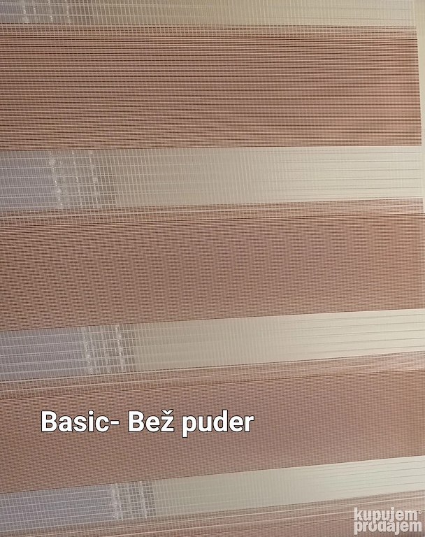 Zebra zavese BASIC Bež puder Dan Noc