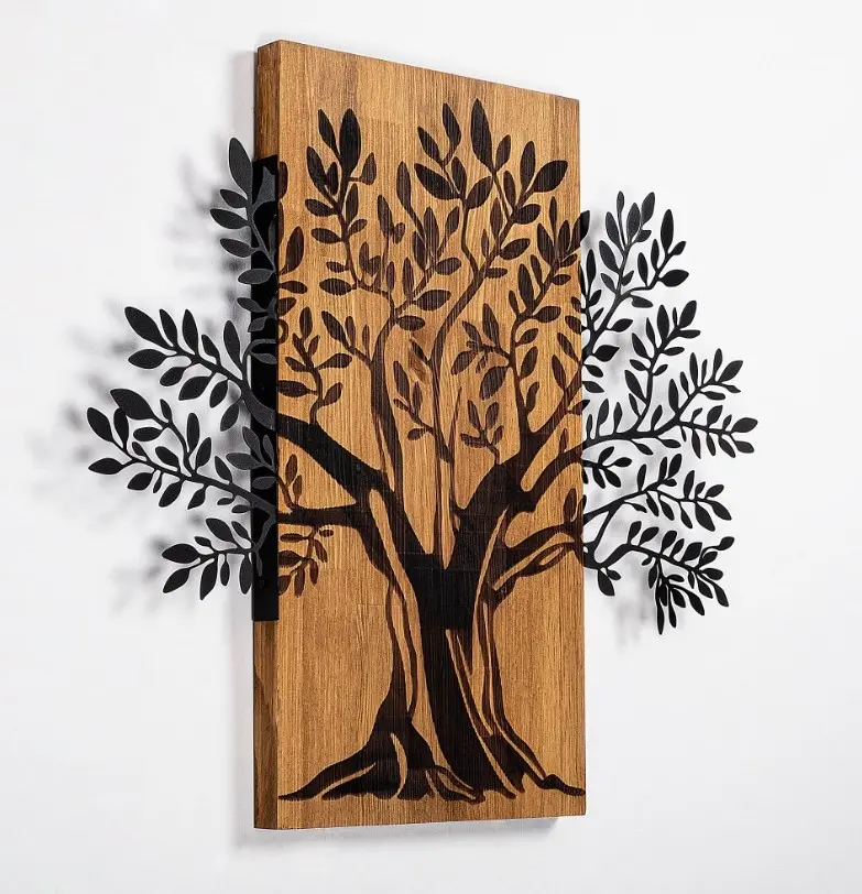 Wallxpert Zidna dekoracija Monumental Tree 2, 65x58cm