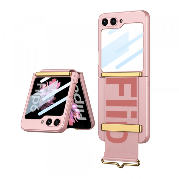 Futrola STRAP CASE za Samsung F741B Galaxy Z Flip 6 5G roze