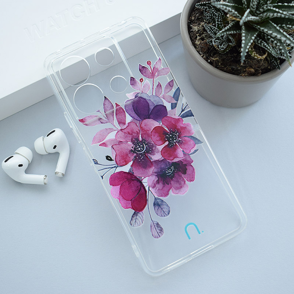 Maska Nanobit Print za Xiaomi Redmi Note 13 Pro 5G Flowers