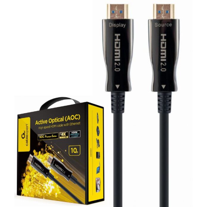 CCBP-HDMI-AOC-10M-02 Gembird Active Optical (AOC) High speed HDMI cable with Ethernet Premium 10m