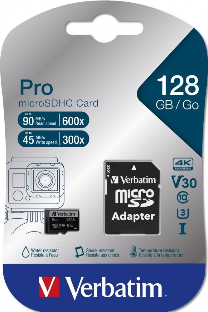 PRO MicroSDXC CL10 UHS-3 128GB (47044)