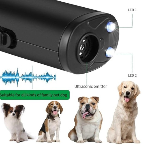 SMART-DOG-FLASHLIGHT-AGG-01 Gembird Snažan ultrazvucni RASTERIVAC PASA, Dreser za pse