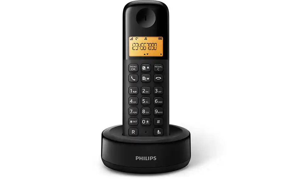 Fiksni bezicni telefon Philips D160 Ekran 1.6inc, Black