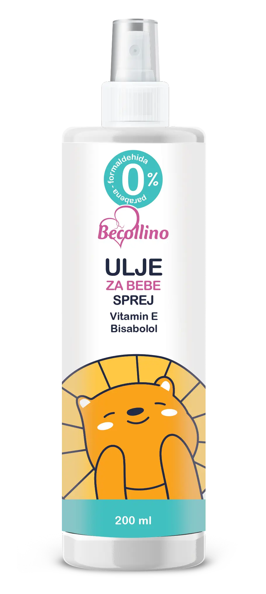 Becollino Ulje za bebe u spreju, 200ml