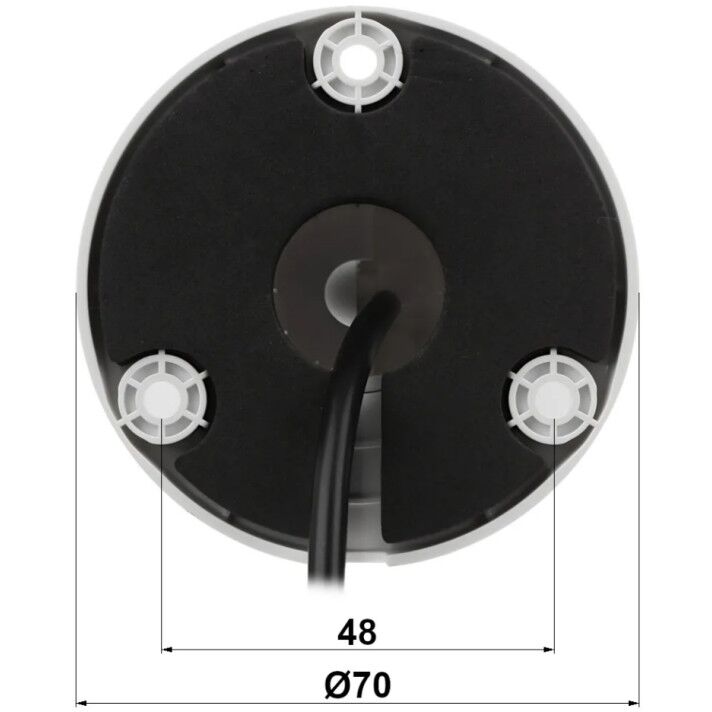 Dahua Kamera HAC-HFW1200TL-0280B, 4U1 2MP BULLET IC KAMERA, 2.8mm objektiv, IC 40m, IP67, OSD